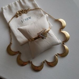 J. Crew | Jewelry | J Crew Necklace And Bracelet Set | Poshmark